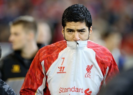 Luis Suarez Liverpool Fc Has Look Editorial Stock Photo - Stock Image ...