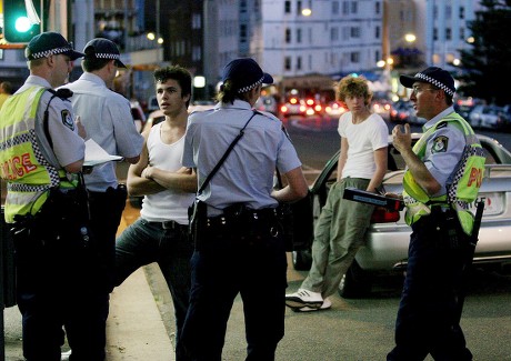Australian Police Speak Two Young Men Editorial Stock Photo - Stock ...
