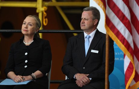 Us Secretary State Hillary Clinton L Editorial Stock Photo - Stock ...