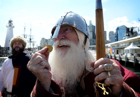 Actors Dressed Vikings Take Part Media Editorial Stock Photo - Stock ...