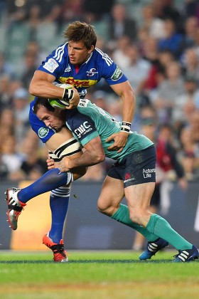 Stormers Michael Rhodes Left Tackled By Editorial Stock Photo - Stock ...