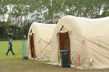 New Tent Triage Centre Cowles Stadium Editorial Stock Photo - Stock ...