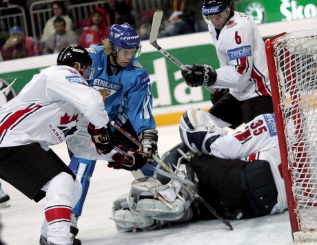 Finlands Tomi Kallio C Evades Canadas Editorial Stock Photo - Stock ...