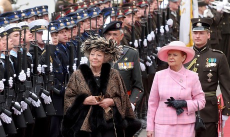 Queen Beatrix Netherlands L Latvian President Editorial Stock Photo ...