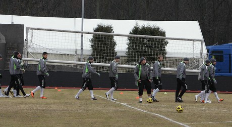 Lithuanias National Soccer Team Players During Editorial Stock Photo ...