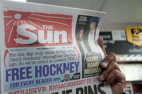 Print Edition Sun Newspaper Featuring New Editorial Stock Photo - Stock ...