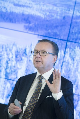 Karlhenrik Sundstrom President Ceo Speaks During Editorial Stock Photo ...
