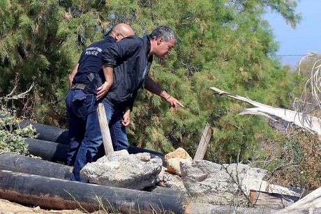 Forensics Police Officers Investigate Area Where Editorial Stock Photo ...