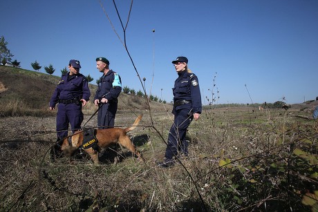 Greek Police Officers Together Frontex Border Editorial Stock Photo ...