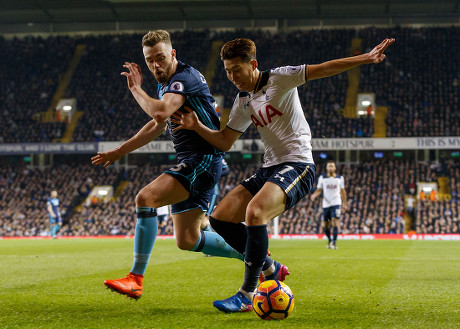 Heungmin Son Tottenham Hotspur Calum Chambers Editorial Stock Photo ...
