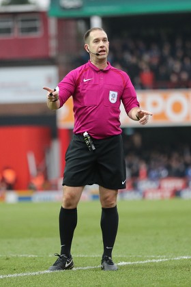Referee Jeremy Simpson During Efl Sky Editorial Stock Photo - Stock ...