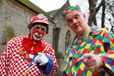 People Costumed Clown Pose Prior 71st Editorial Stock Photo - Stock ...