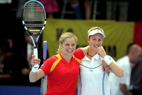 Belgian Kim Clijsters L Els Callens Editorial Stock Photo - Stock Image ...