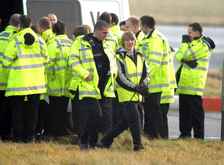Handcuffed Protester Being Led Away By Editorial Stock Photo - Stock ...