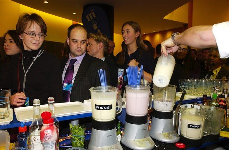 Cocktails Being Prepared Opening First Milk Editorial Stock Photo ...