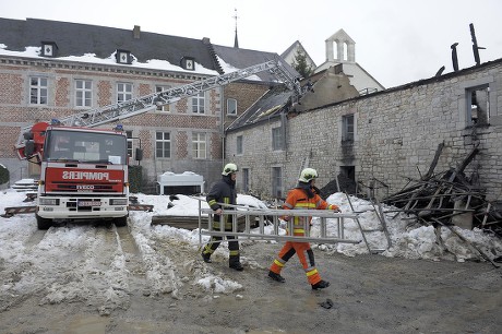 Belgian Firefighters Notre Dame De Saintremy Editorial Stock Photo ...
