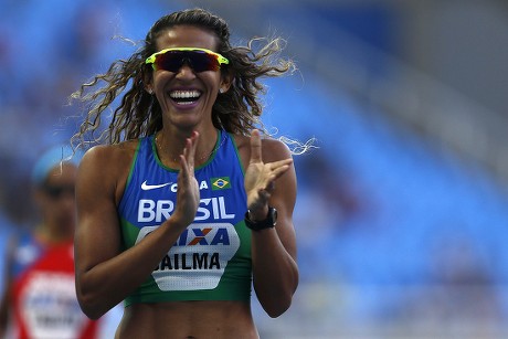 Brazilian Athlete Jalima Lima Celebrates After Editorial Stock Photo ...