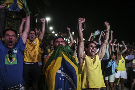 Brazilian Citizens Celebrate Result Vote Lower Editorial Stock Photo ...