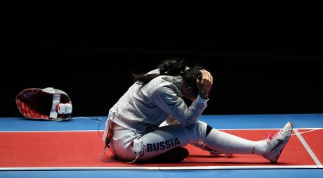 Yana Egorian Russia Reacts After Winning Editorial Stock Photo - Stock ...