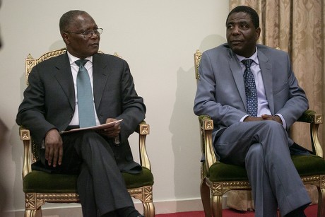 Haitian President Jocelerme Privert L Haitian Editorial Stock Photo ...