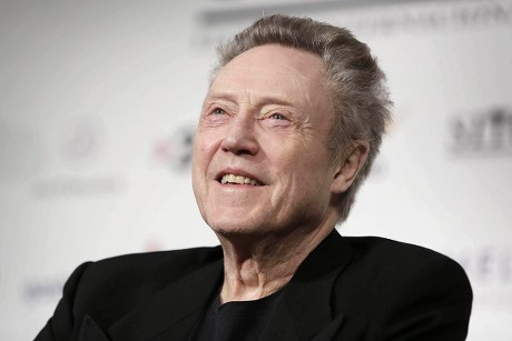 Us Actor Christopher Walken Smiles During Editorial Stock Photo - Stock ...