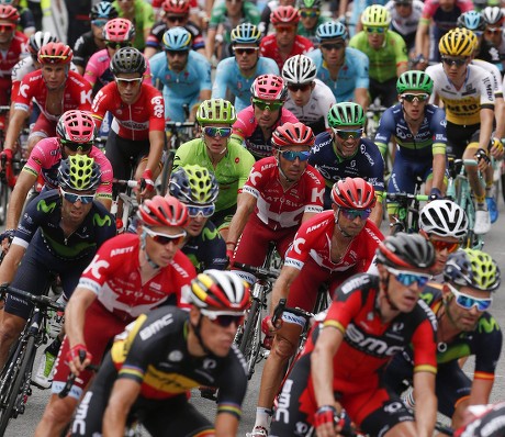 Pack Cyclists Competes 36th San Sebastians Editorial Stock Photo ...