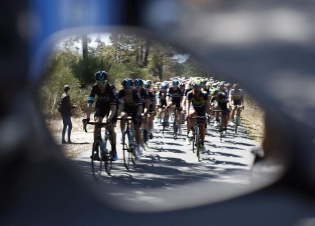 View Peloton Cars Wing Mirror During Editorial Stock Photo - Stock ...