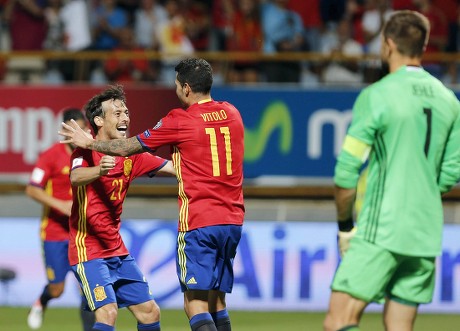 Spanish National Soccer Team Forward David Editorial Stock Photo ...