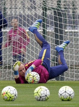 Fc Barcelonas Goalkeeper Marcandre Ter Stegen Editorial Stock Photo ...