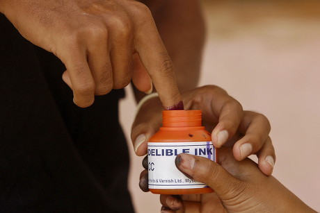 East Timor Voter Dips Finger Into Editorial Stock Photo - Stock Image ...