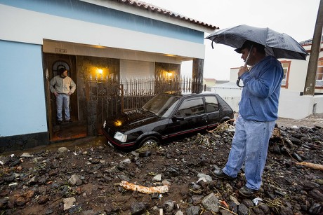 Portugal Bad Weather in Azores - Mar 2013 Stock Pictures, Editorial ...