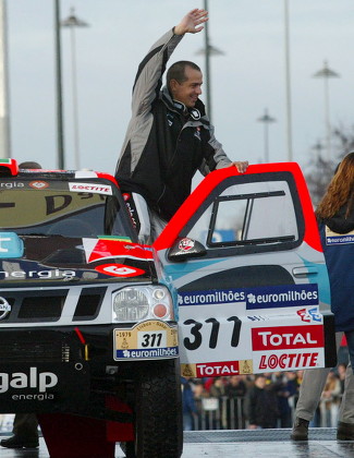 Portugueses Nissan Drivers Carlos Sousa Wave Editorial Stock Photo ...