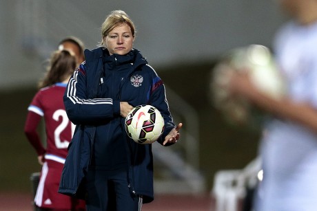 Russia Headcoach Elena Fomina During Their Editorial Stock Photo ...
