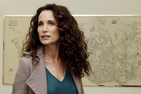Us Actress Model Andie Macdowell Seen Editorial Stock Photo - Stock ...