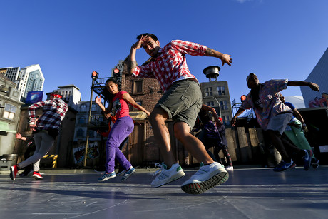 Street Dance Group Performs Live On Editorial Stock Photo - Stock Image ...