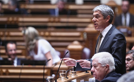 Portuguese Prime Minister Jose Socrates Speaks Editorial Stock Photo ...