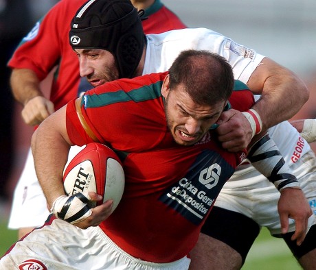 Portuguese Rugby Player Paulo Murinello Ball Editorial Stock Photo ...