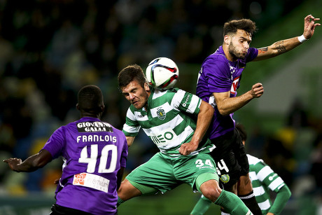 Sporting Lisbon Players Celebrate Goal By Editorial Stock Photo - Stock ...