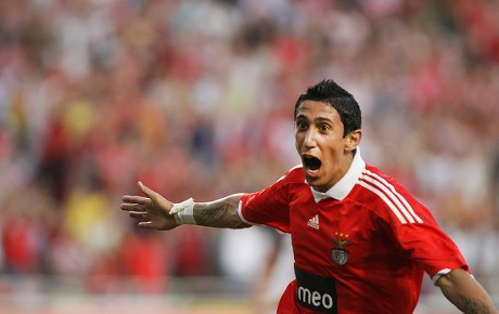 Benficas Player Di Maria Celebrates After Editorial Stock Photo - Stock ...