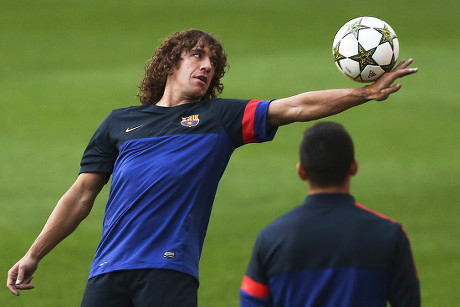 Spanish Defender Carles Puyol Fc Barcelona Editorial Stock Photo ...