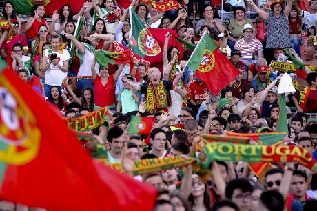 Supporters Portugal During Public Viewing Uefa Editorial Stock Photo ...