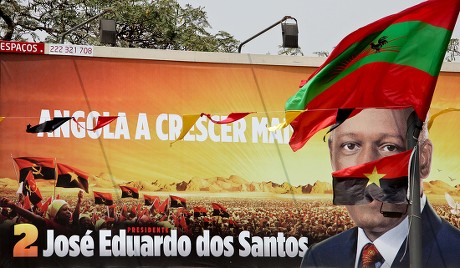 Poster Jose Eduardo Dos Santos Mpla Editorial Stock Photo - Stock Image ...