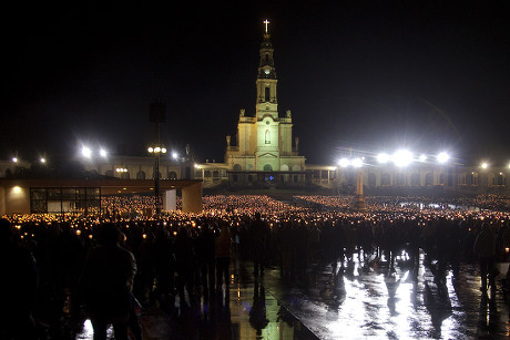 Pilgrims Candlelight Procession Celebration Anniversary Apparition ...