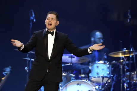 Canadianborn Singer Michael Buble Performs His Editorial Stock Photo ...