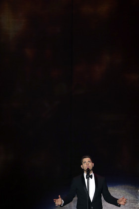 Canadianborn Singer Michael Buble Performs His Editorial Stock Photo ...