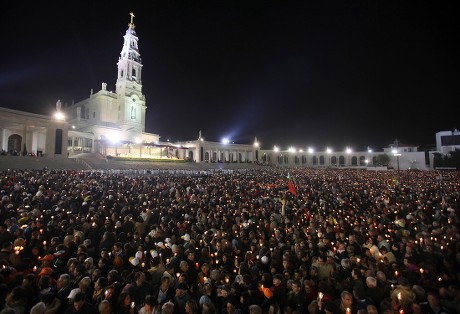 General View Traditional Candle Procession Fatimas Editorial Stock ...