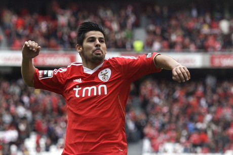 Benfica Soccer Player Nolito Celebrates After Editorial Stock Photo ...