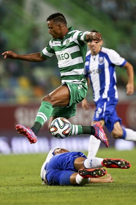 Sportings Nani Action Against Portos Casimiro Editorial Stock Photo ...