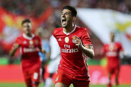 Benficas Pizzi Celebrates After Scoring Goal Editorial Stock Photo ...