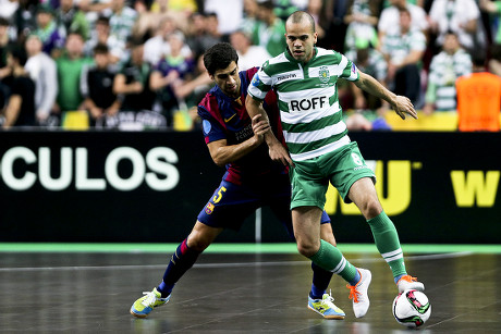 Barcelonas Gabriel L Fights Ball Sporting Editorial Stock Photo - Stock ...